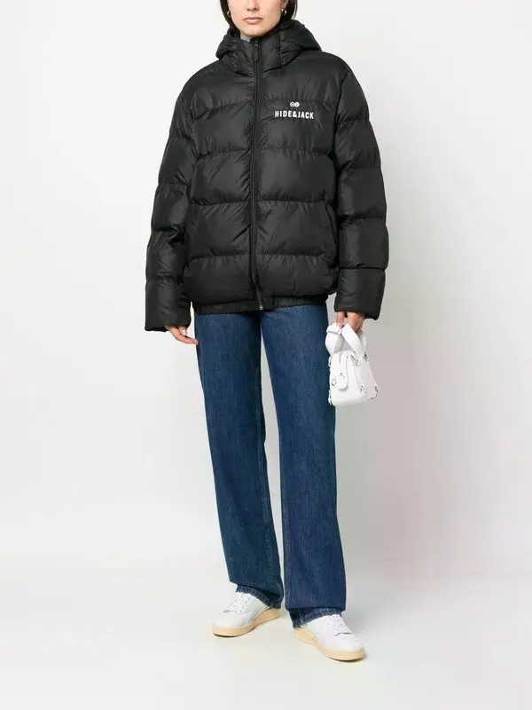 HIDE&JACK Logo-embroidered Padded Jacket