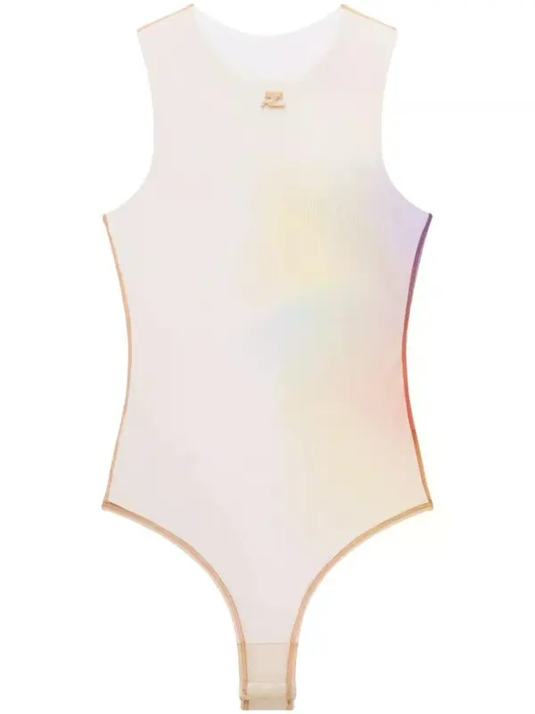 COURREGES Aura Tulle Bodysuit
