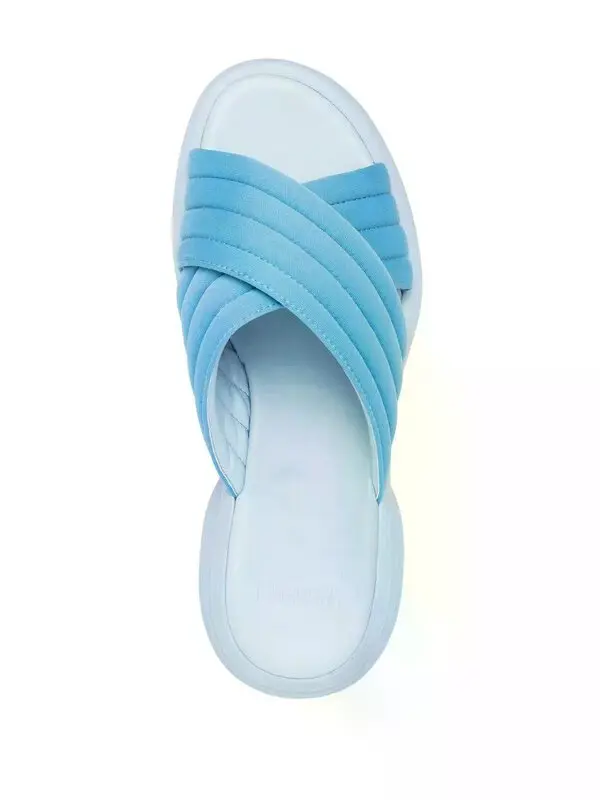 Camper Crossover Strap Sandals - Blue