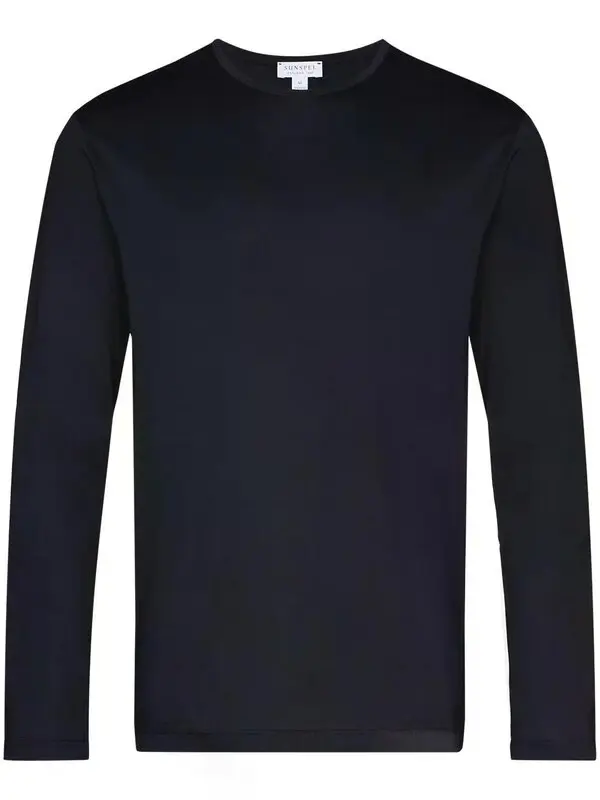 Sunspel Long-sleeve T-shirt - Blue