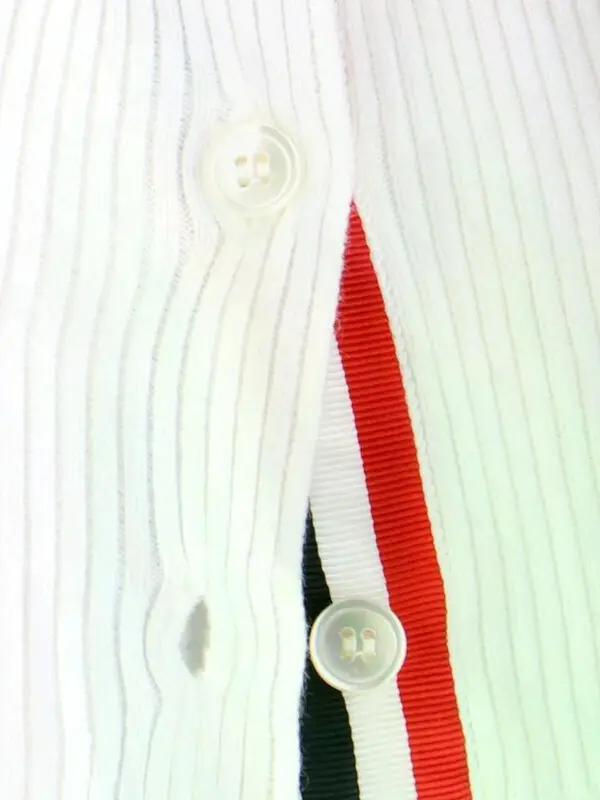 Thom Browne 4-bar Milano Stitch Jumper - White