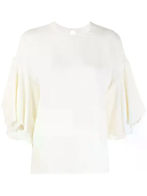 Valentino Garavani Tulip Sleeve Blouse