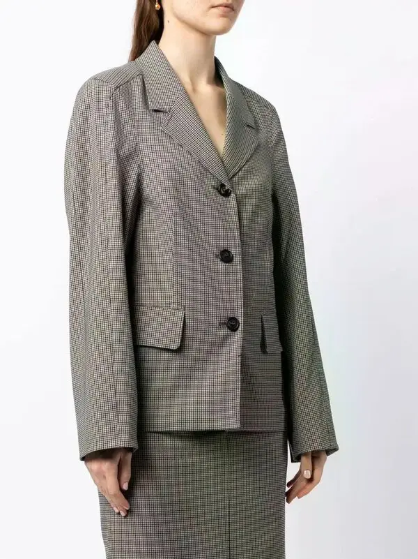 LOW CLASSIC Oversized Check Blazer