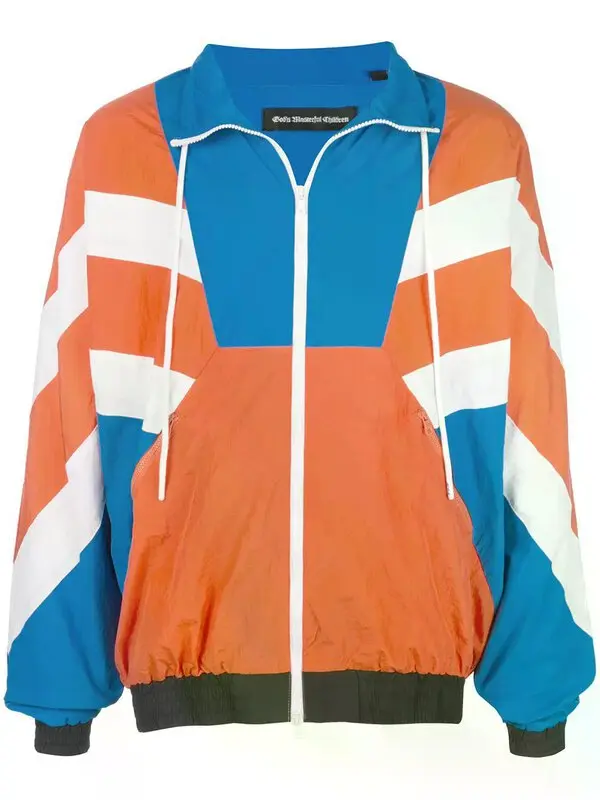 GOD'S MASTERFUL CHILDREN Superstar Striped Jacket - Orange