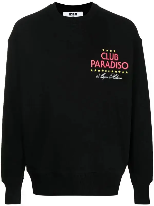 MSGM Logo Print Sweatshirt