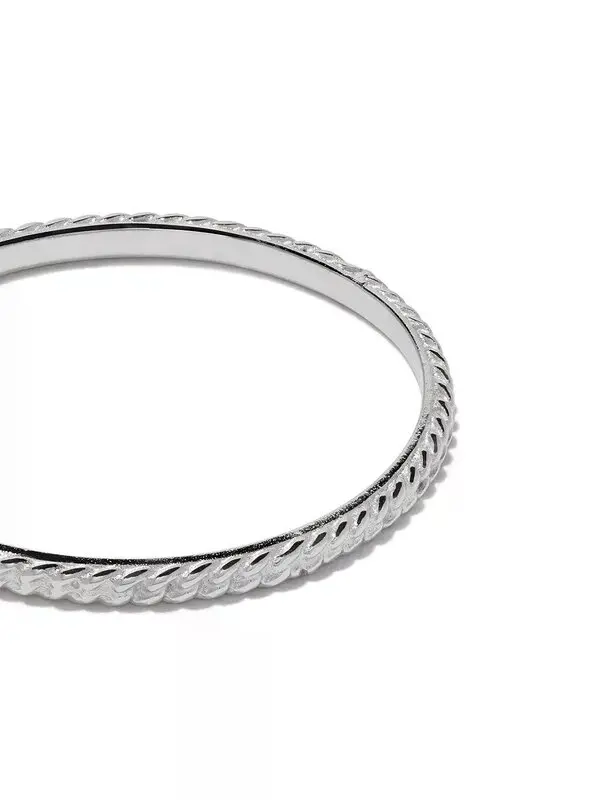 WOUTERS & HENDRIX 18kt White Gold Gourmet Chain Ring - Silver