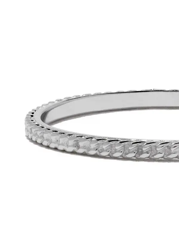 WOUTERS & HENDRIX 18kt White Gold Gourmet Chain Ring - Silver