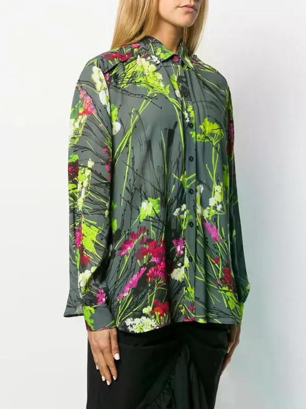 Blumarine Floral Print Shirt