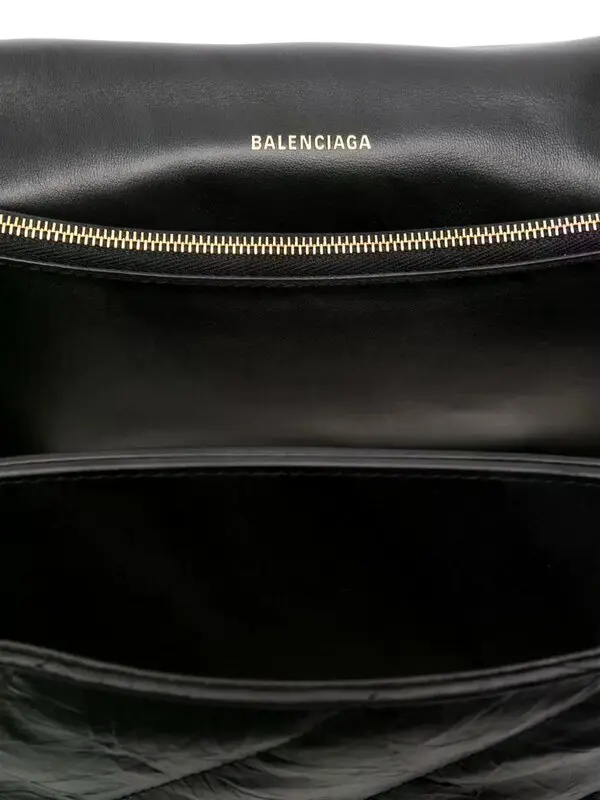 Balenciaga Crush Quilted Shoulder Bag