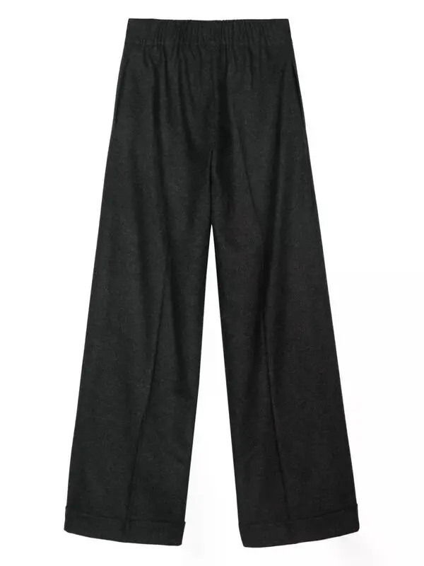 D.exterior High-waisted Palazzo Trousers