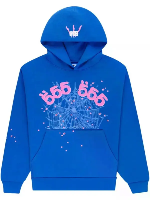 SP5DER Angel Number Hoodie - Brown