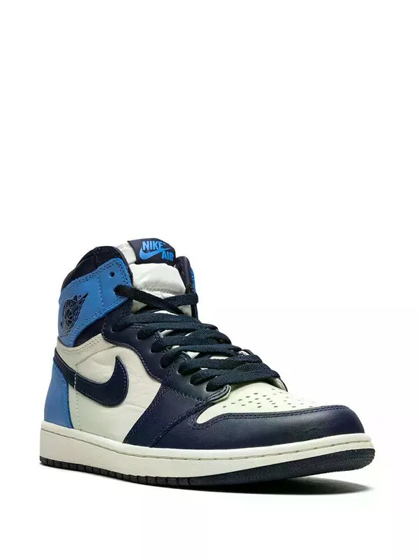 JORDAN Air 1 Retro High Og Obsidian/university Sneakers - Blue