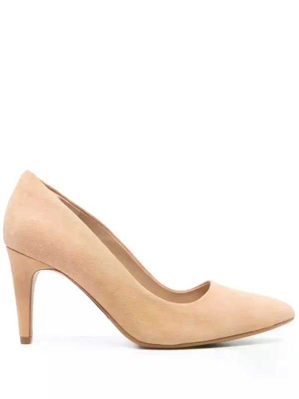 Clarks 75mm Laina Rae Suede Pumps - Neutrals