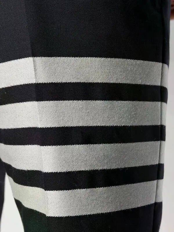 Thom Browne 4-bar Striped Wool Suiting Shorts