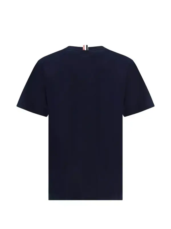 Thom Browne Relaxed Side-slit T-shirt - Blue