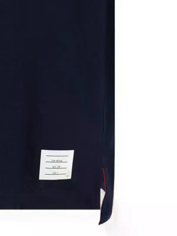 Thom Browne Relaxed Side-slit T-shirt - Blue
