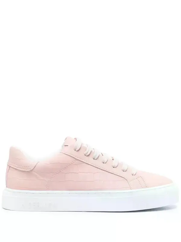 HIDE&JACK Essence Tuscany Crocodile-effect Sneakers - Pink