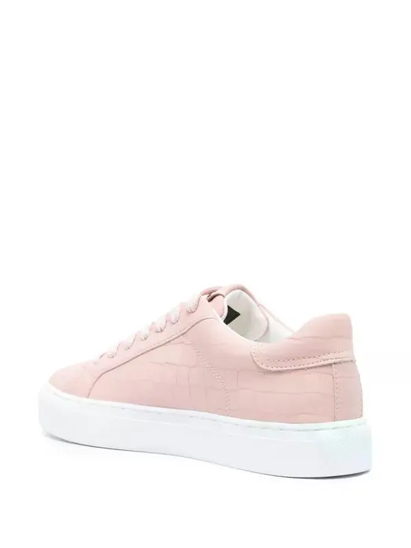 HIDE&JACK Essence Tuscany Crocodile-effect Sneakers - Pink
