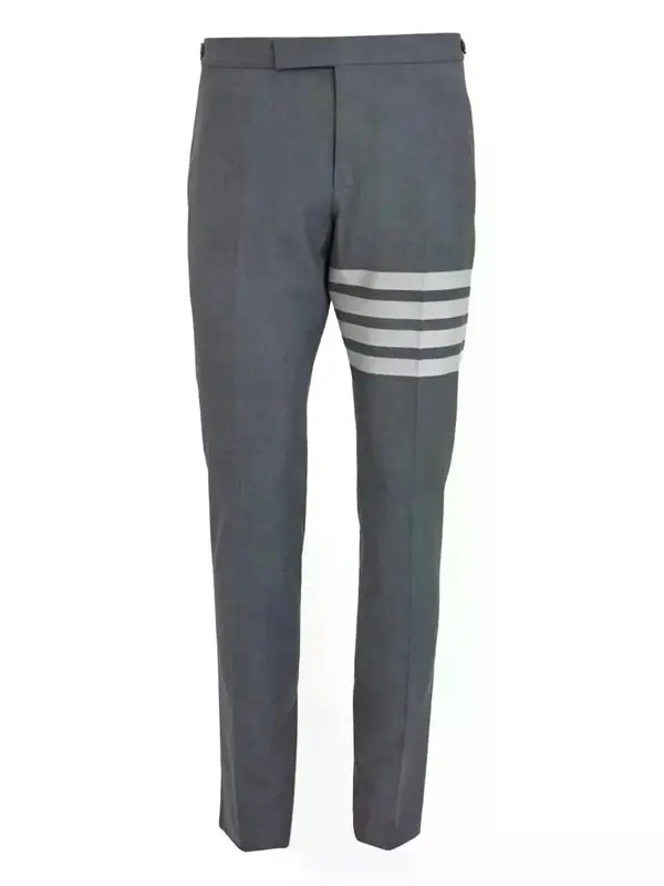 Thom Browne 4-bar Low-rise Trousers - Grey