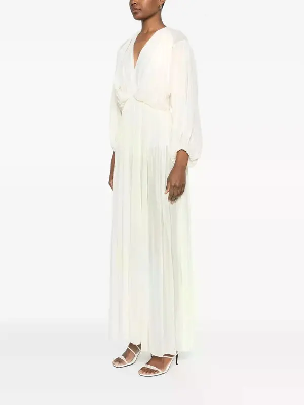 Philosophy Di Lorenzo Serafini V-neck Maxi Dress - White
