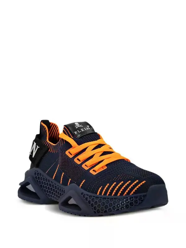 Philipp Plein Iconic Lace-up Sneakers - Blue