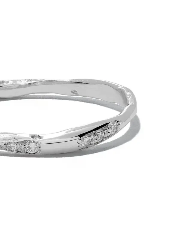 WOUTERS & HENDRIX 18kt White Gold Diamond Band