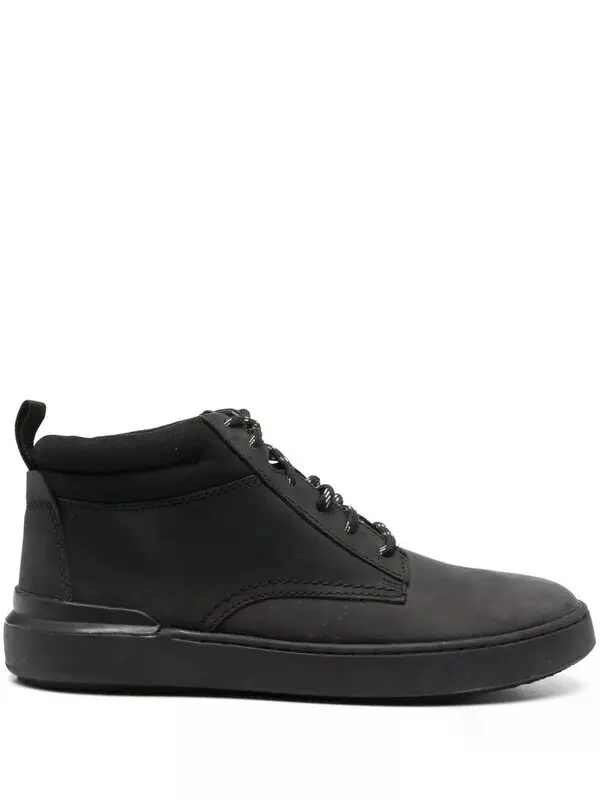 Clarks Courtlite Mid Leather Boots - Black