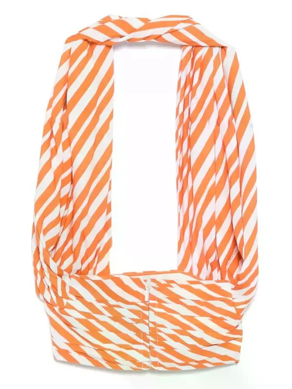 BAMBAH Raya Halter Top Draped Design