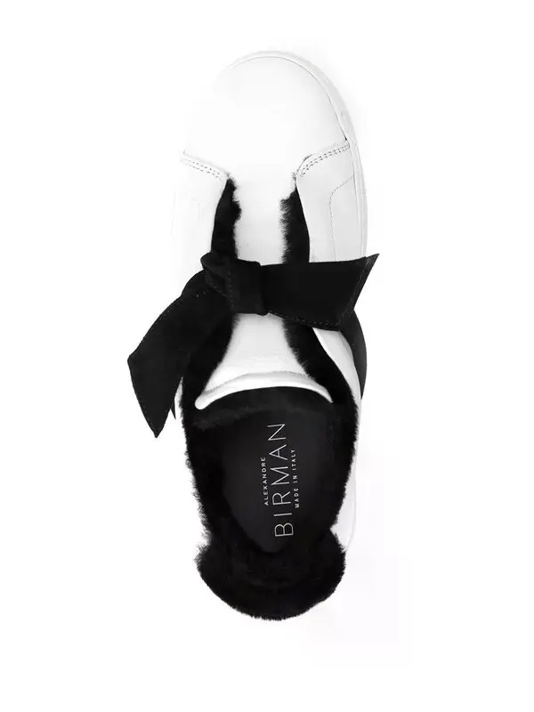 ALEXANDRE BIRMAN Shearling-trimmed Sneakers
