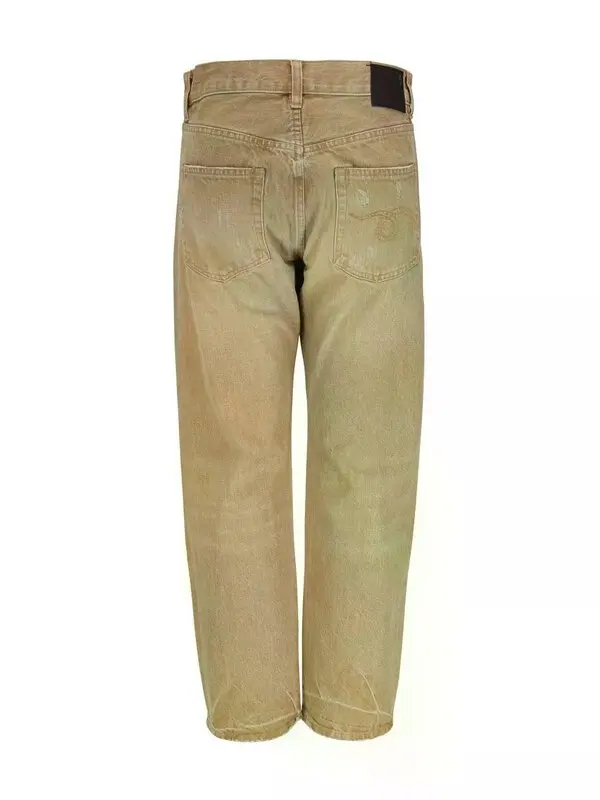 R13 Stonewash Straight-leg Jeans