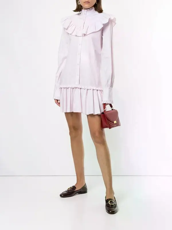 MACGRAW Fable Dress With Ruffled Neckline