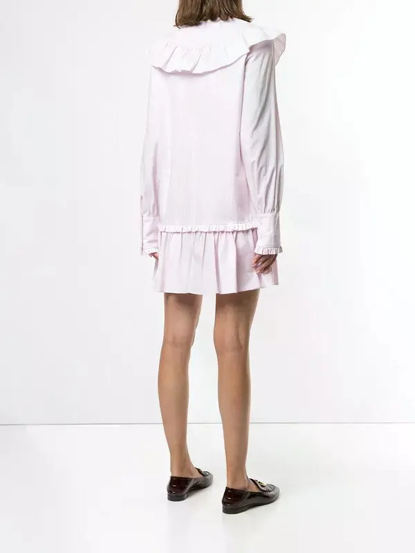 MACGRAW Fable Dress With Ruffled Neckline