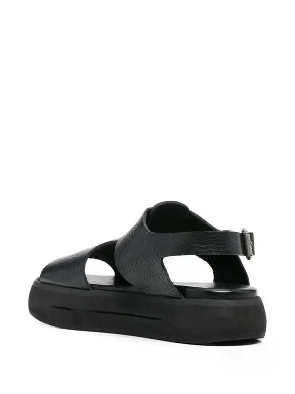 Moma Leather Platform Sandals