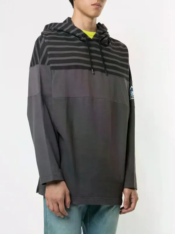 Martine Rose Striped Cotton Hoodie