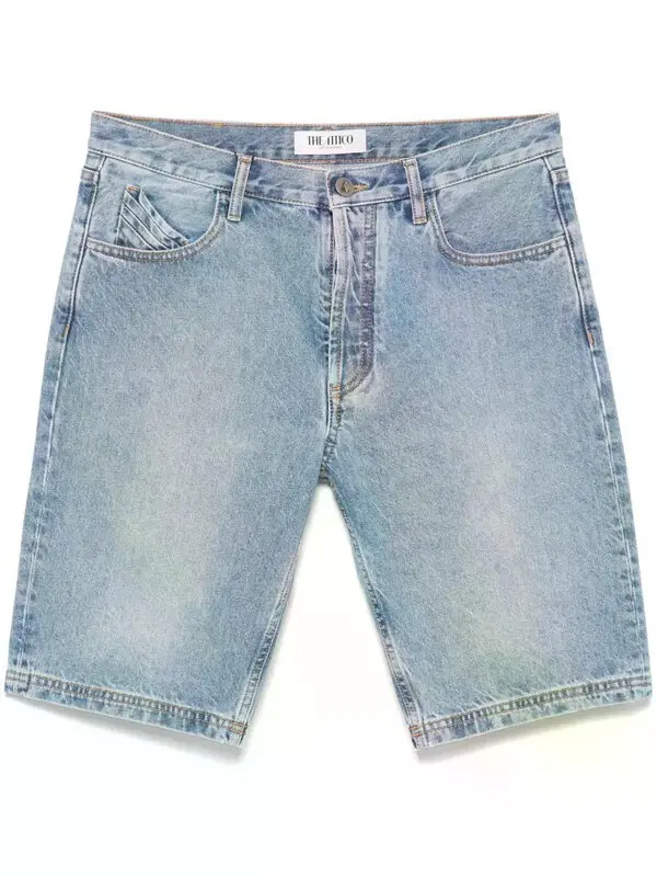 Attico Denim Shorts - Blue