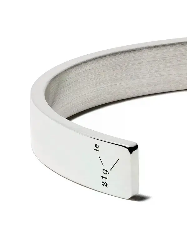 Le Gramme Sterling Le 21 Grammes Ribbon Bracelet