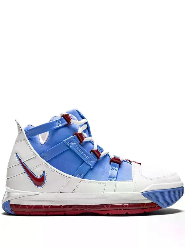 Nike Zoom Lebron Iii Qs "houston Oilers" Sneakers - Blue