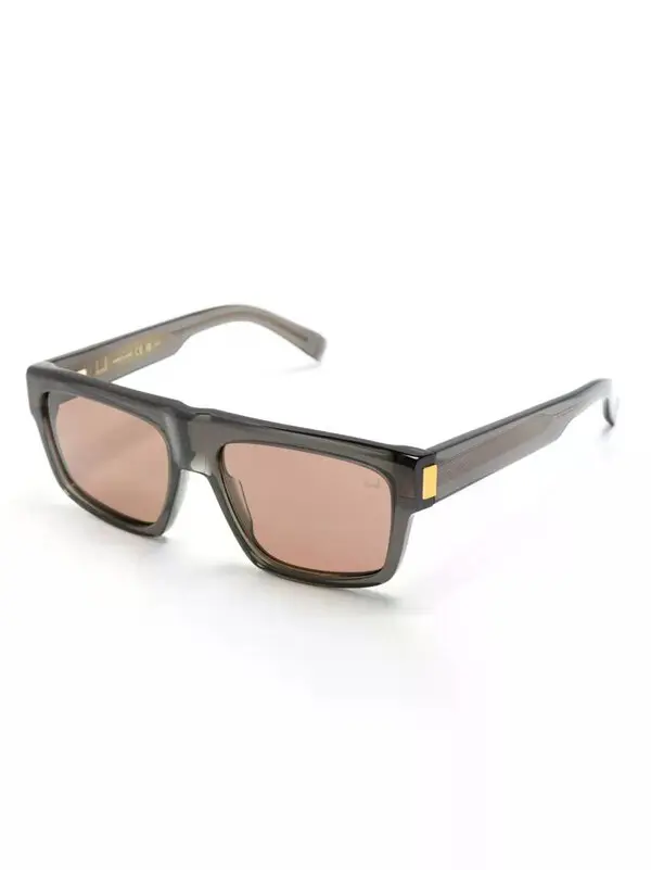 Dunhill Tinted Lens Rectangle Frame Sunglasses