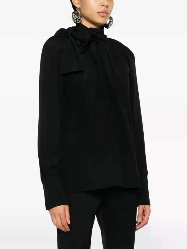Givenchy 4g Silk Crepe Blouse