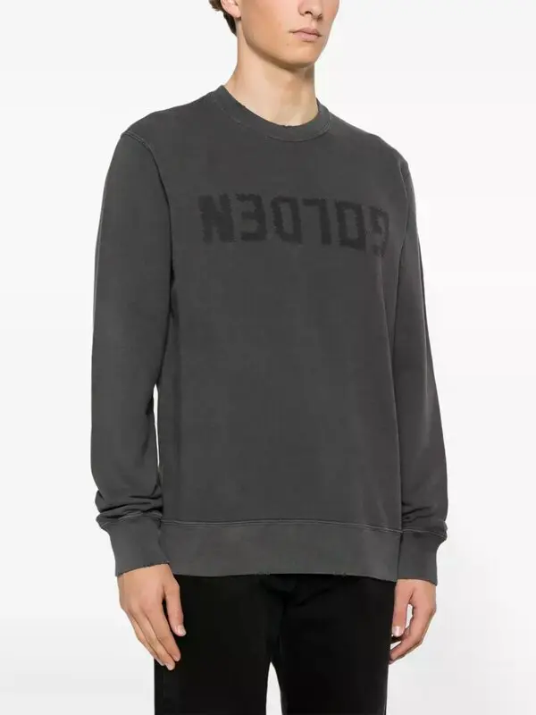 GOLDEN GOOSE Logo-print Long-sleeve Sweatshirt