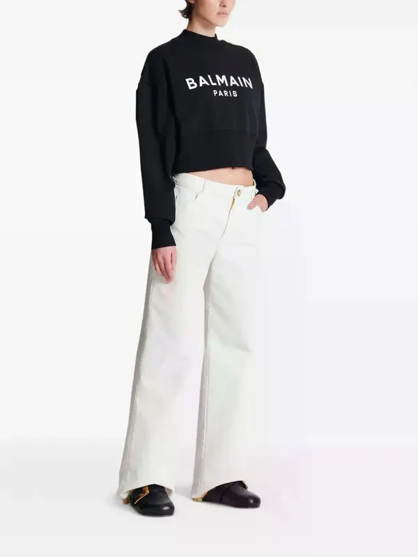 Balmain Logo Crewneck Sweatshirt