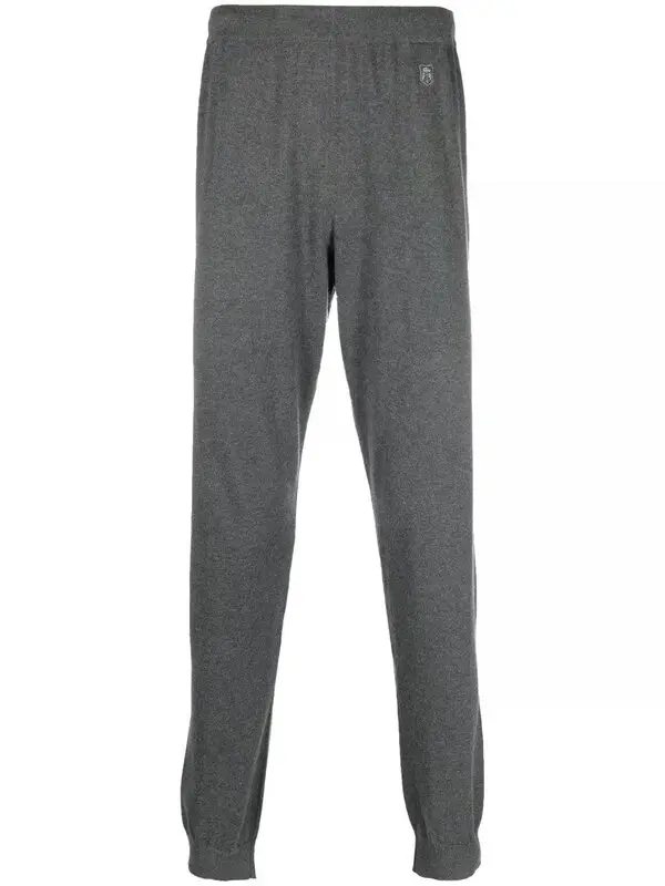 Corneliani Jersey-knit Track Pants - Grey