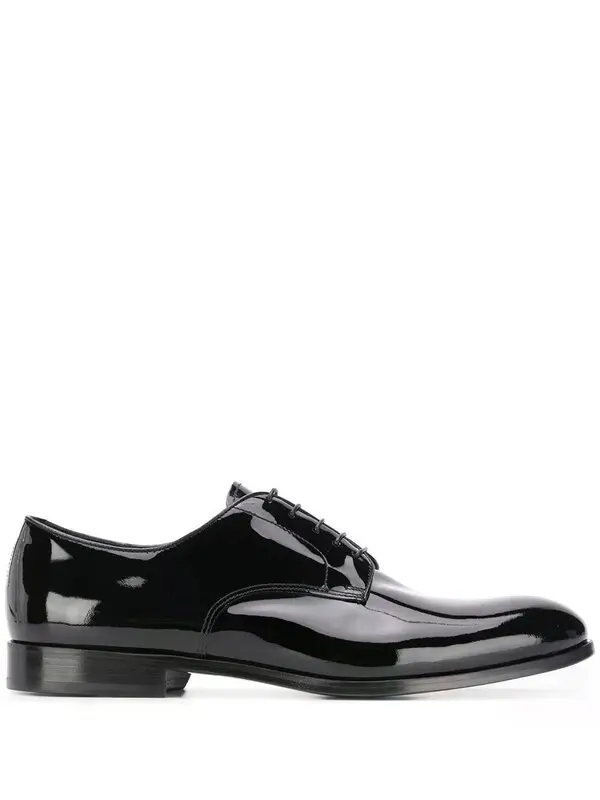 DOUCAL'S Patent Leather Derby Shoes