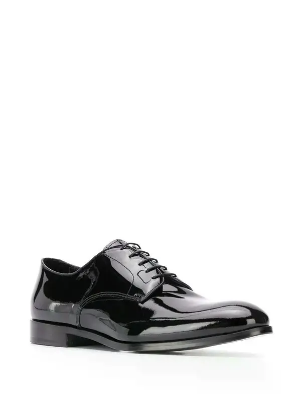 DOUCAL'S Patent Leather Derby Shoes