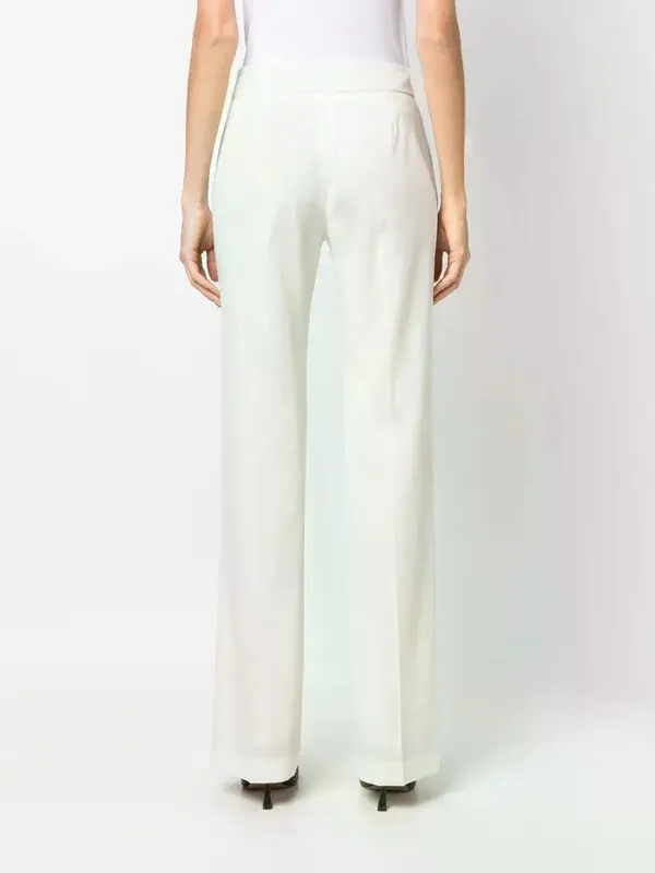Fabiana Filippi Virgin Wool Tailored Trousers Milk