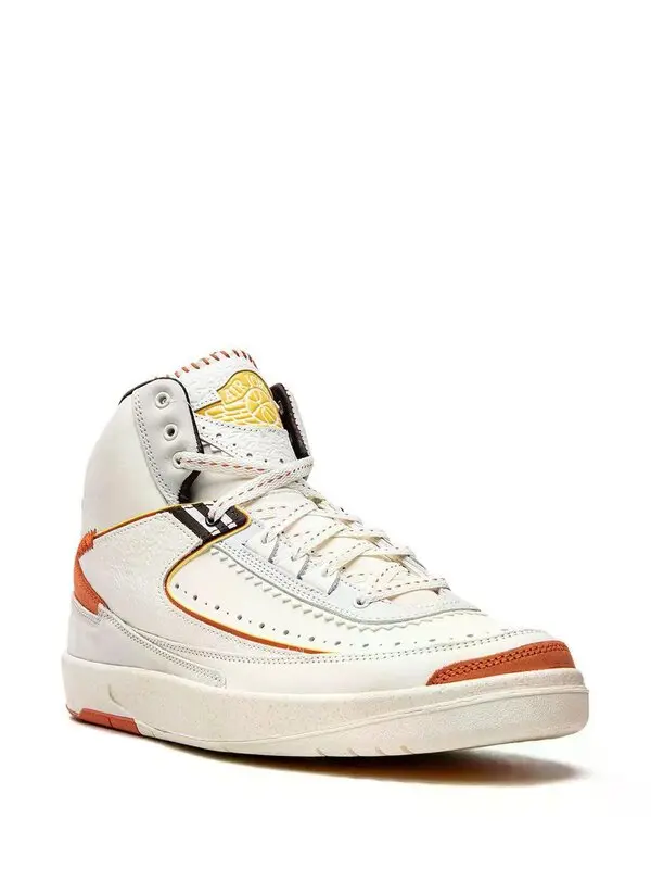 JORDAN Air Retro 2 Maison Chateau Rouge Sneakers