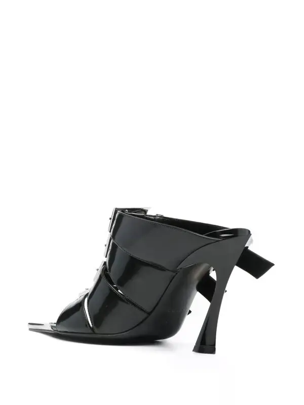 MUGLER 100mm Buckle-detailed Sandals