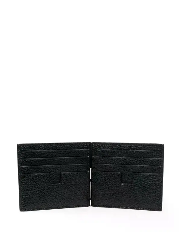 TOM FORD Bi-fold Leather Cardholder - Black