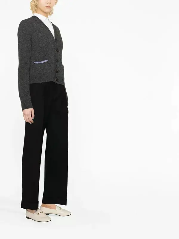 Gucci High-waisted Wool Trousers