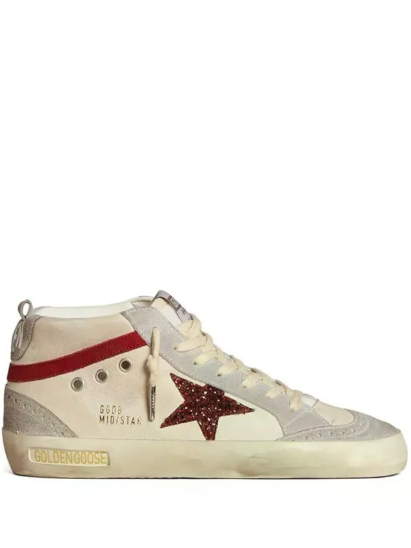 GOLDEN GOOSE Mid Star Sneakers - Neutrals